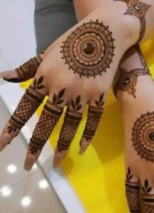 Back Side Mehndi Design | Back Hand Mehndi Designs