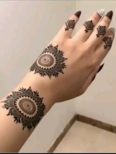 Back Side Mehndi Design | Back Hand Mehndi Designs